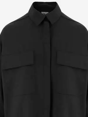 QL2 DONNA Stretch Wool Blend Shirt
