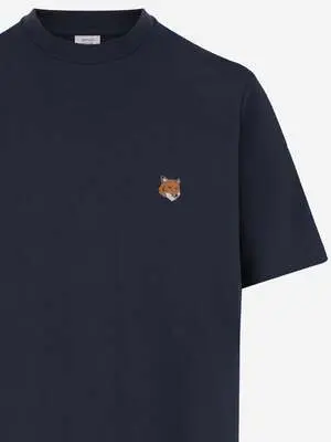 Maison Kitsuné Cotton T Shirt With Logo