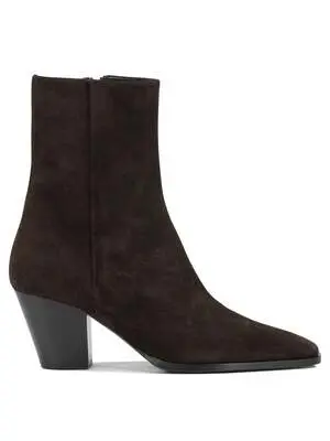 AeydĒ Hedvig' Zippered Ankle Boots - Brown