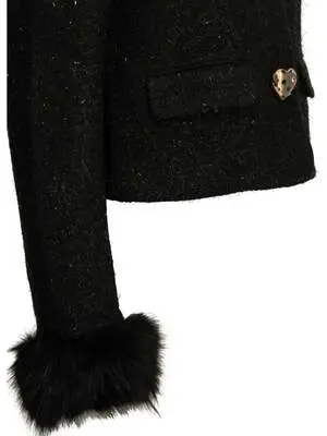 SELF-PORTRAIT Bouclé Blazer
