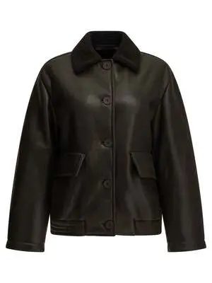 SALVATORE SANTORO Shearling Jacket - Brown