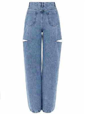 MAISON MARGIELA Jeans Con Dettaglio Cut Out