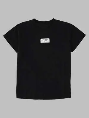 MAISON MARGIELA T Shirt Con Logo - Black