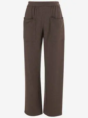 Giorgio Armani Stretch Silk And Cashmere Pants