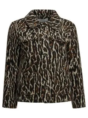GANNI Leopard' Blazer