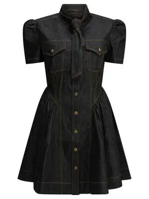 Zimmermann Short Denim Dress