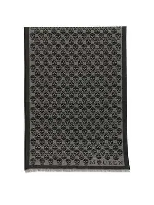 MC QUEEN Scarves & Silk Scarves - Grey