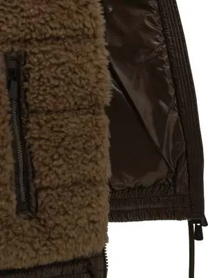 Moncler Sleeveless Teddy Jacket - Brown