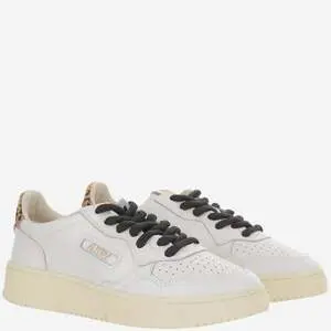 AUTRY Medalist Low Leather Sneakers - White