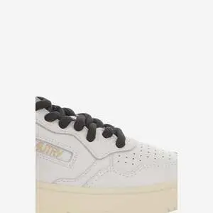 AUTRY Medalist Low Leather Sneakers - White