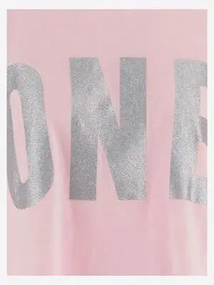 ONE TEE Cotton T Shirt With Logo
