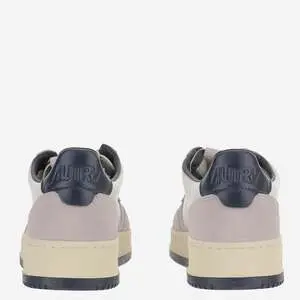 AUTRY Medalist Low Leather Sneakers - Navy