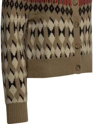 Polo Ralph Lauren Wool And Cashmere Cardigan - Multicolor