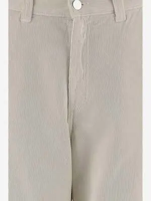 HAIKURE Ribbed Cotton Velvet Pants