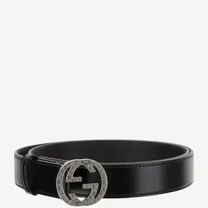 Gucci Leather Belt With Logo