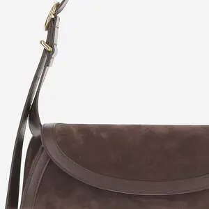 JIL SANDER Small Suede Cannolo Bag