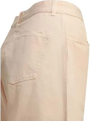Alaïa Round' Wide Leg Jeans - Pink