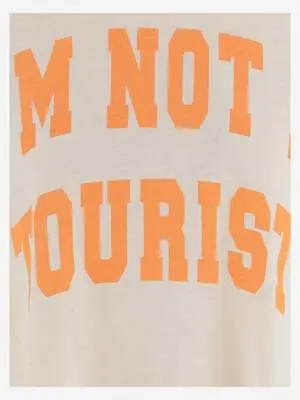 ONE TEE Cotton T Shirt With Logo Print