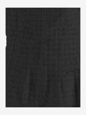 Matieres Fecales Off Shoulder Top With Fringed Hem