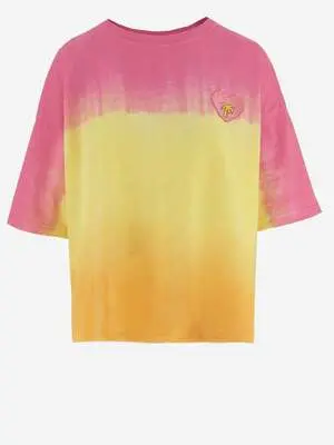 ONE TEE Cotton T Shirt With Logo - Multi