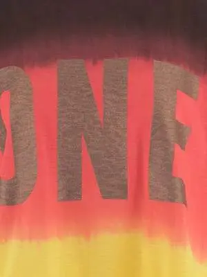 ONE TEE Cotton T Shirt With Logo