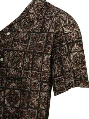 BEAMS Block Print' Casual Shirt