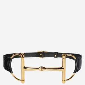 Gucci Wide Belt With Oversized Clasp