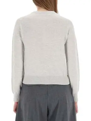 Maison Kitsuné Cardigan 'baby Fox - Grey