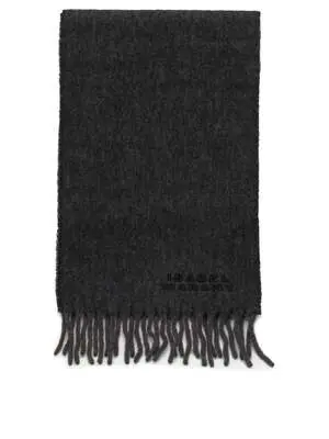 Isabel Marant Étoile Firny' Fringed Scarf - Grey