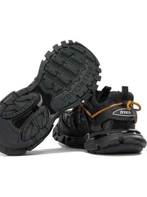 Balenciaga Track Trail Laces' Low Top Sneakers - Black