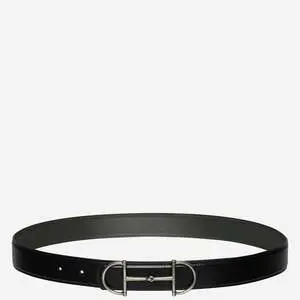 Gucci Reversible Leather Belt With Clasp