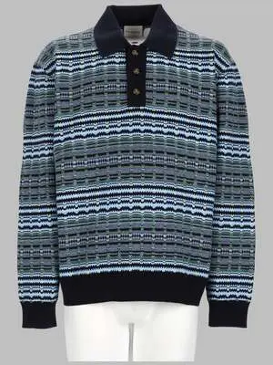 Drole De Monsieur Polo In Maglia Coogi - Blue
