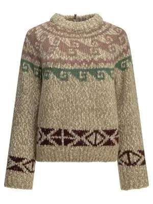 Moncler Crew Neck Sweater With Logo