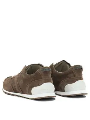 Brunello Cucinelli Shiny Loops' Low Top Sneakers