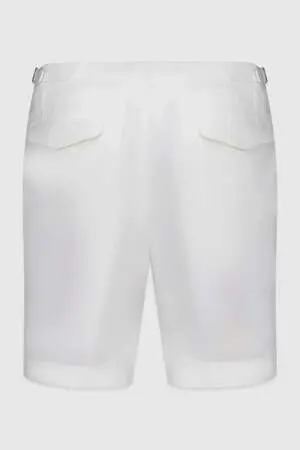 AUTORE Bermuda Torres In Linen - Bianco