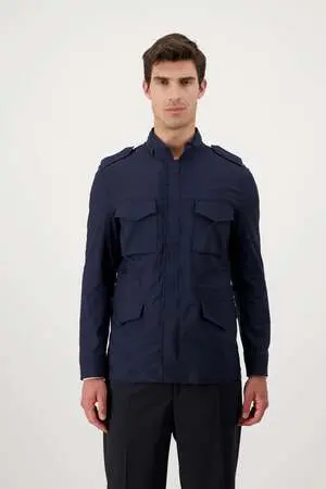 AUTORE Jacket Cook In Cotton - Blue Navy