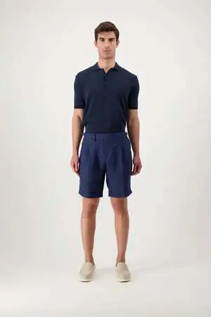 AUTORE Bermuda Torres In Linen - Blu