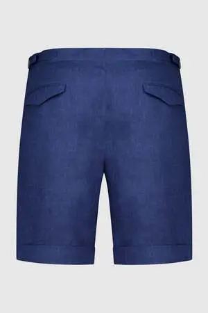 AUTORE Bermuda Torres In Linen - Blu
