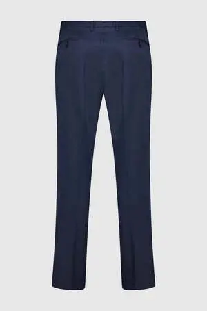 AUTORE Trousers Drake In Cotton - Blue Navy