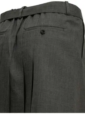 Sacai Formal Shorts Made Of Wool Blend