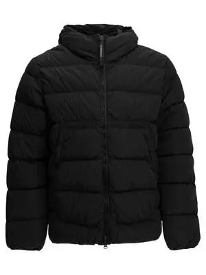 C.P. COMPANY Chrome R Goggle' Short Down Jacket - Black