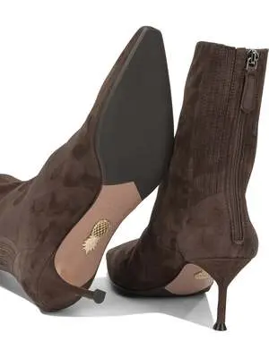 AQUAZZURA Saint Honoré 65 Mm' Ankle Boots With Zipper