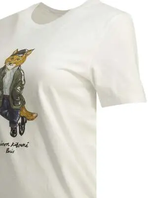 Maison Kitsuné Weekend Fox' Crew Neck T Shirt
