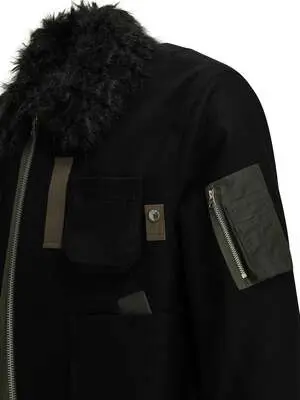 Sacai Wool Bomber Jacket