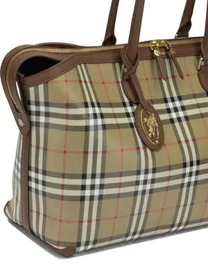 Burberry Check' Large Shoulder Bag