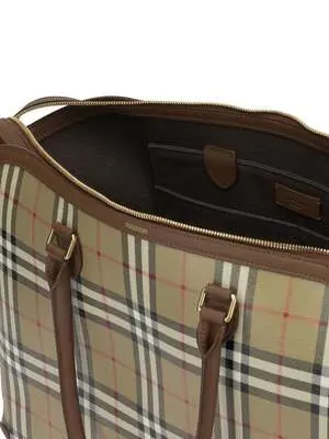 Burberry Check' Large Shoulder Bag