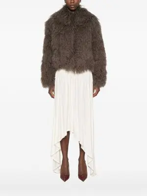 MARTHA LOUIS Shearling Effect Jacket