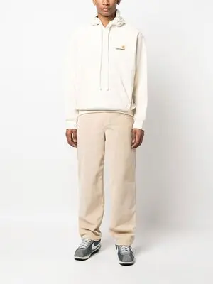 Carhartt Work In Progress Logo Cotton Hoodie