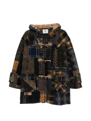 BYE Wool Parka Coat - Navy
