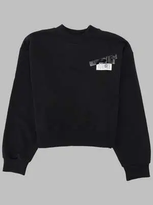 MAISON MARGIELA Felpa Con Logo - Black